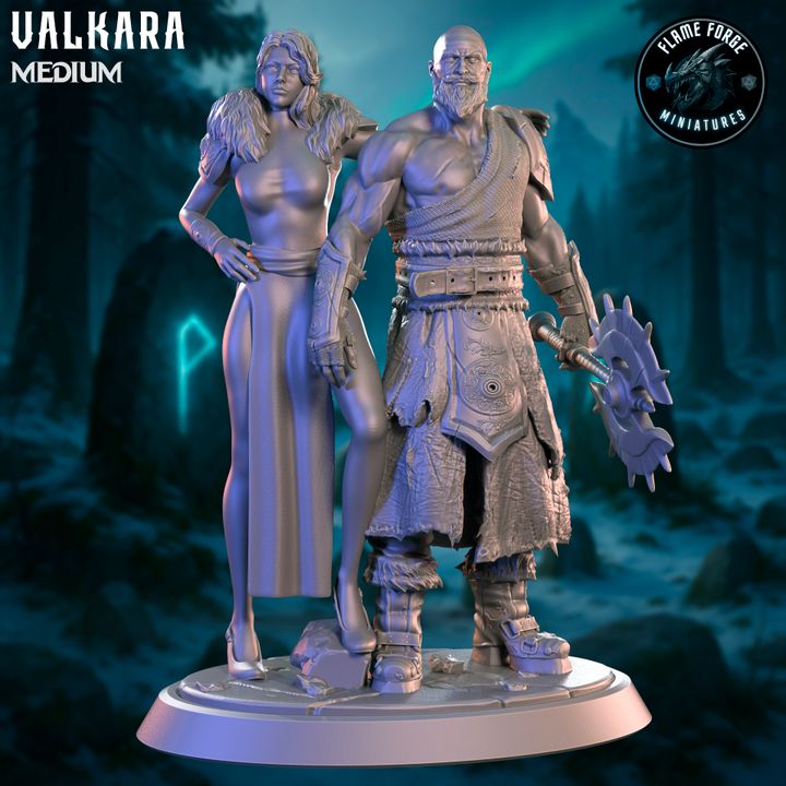 3D Printable Morthag_e_Valkara by Flame Forge Miniatures